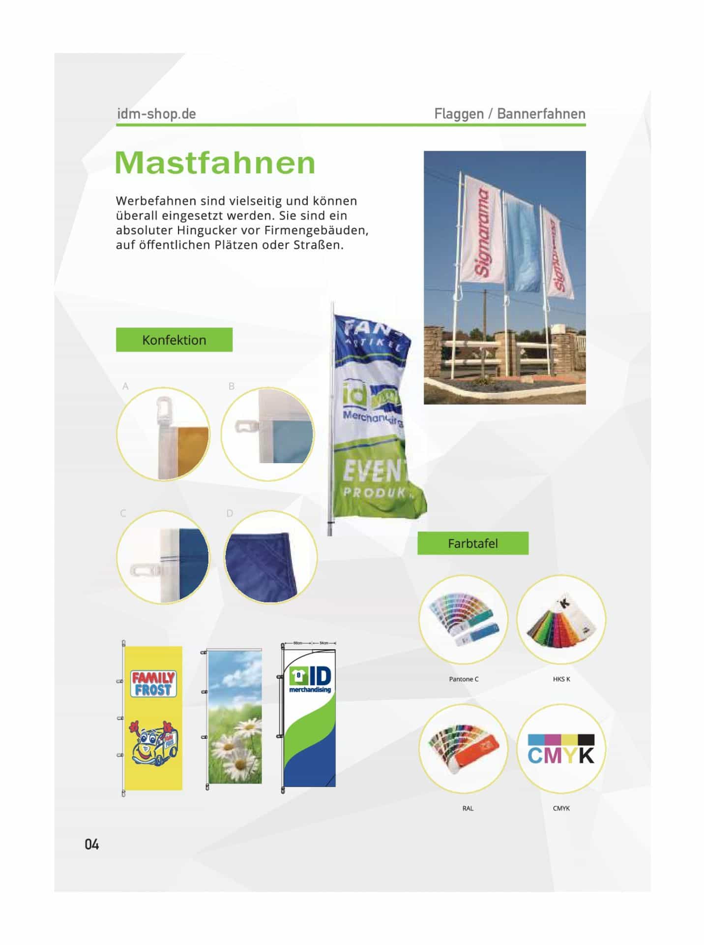 Katalog Fahnen & Messestände